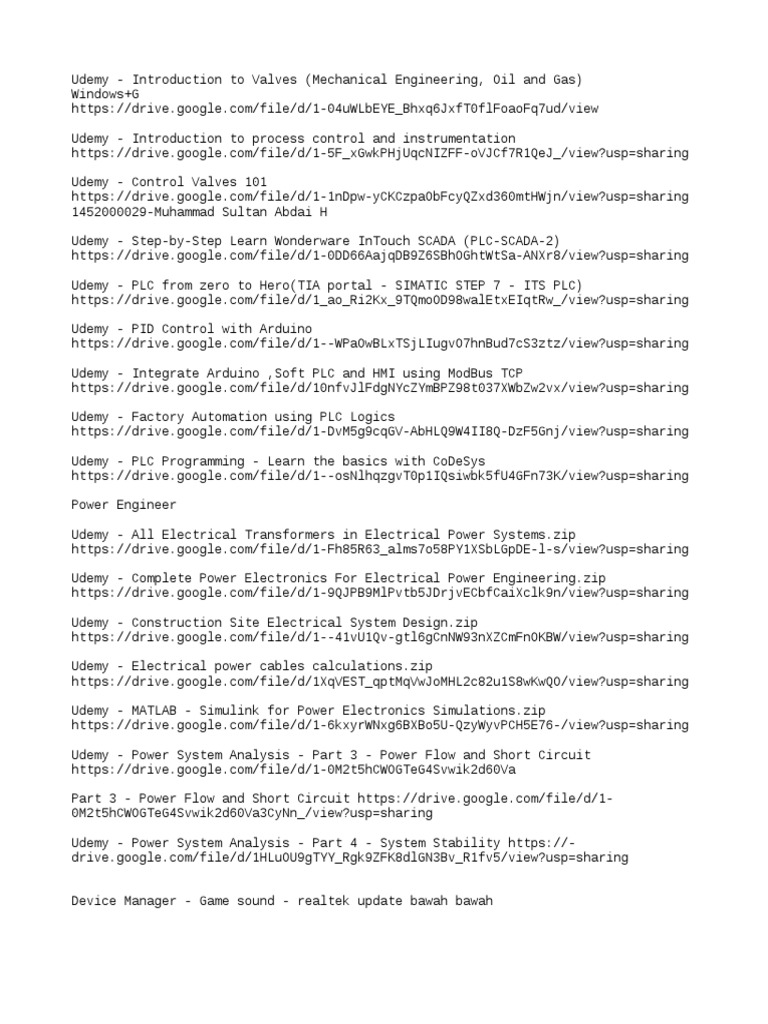 Note | PDF | Programmable Logic Controller | Process Control