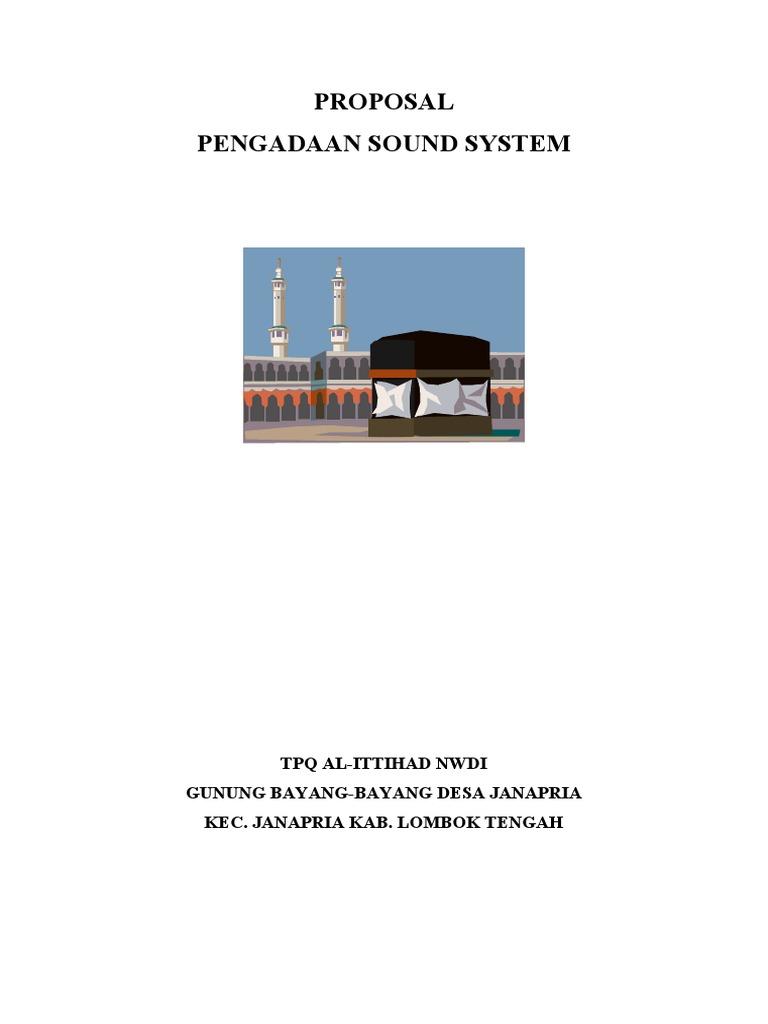 PROPOSAL TPQ AlIttihad | PDF