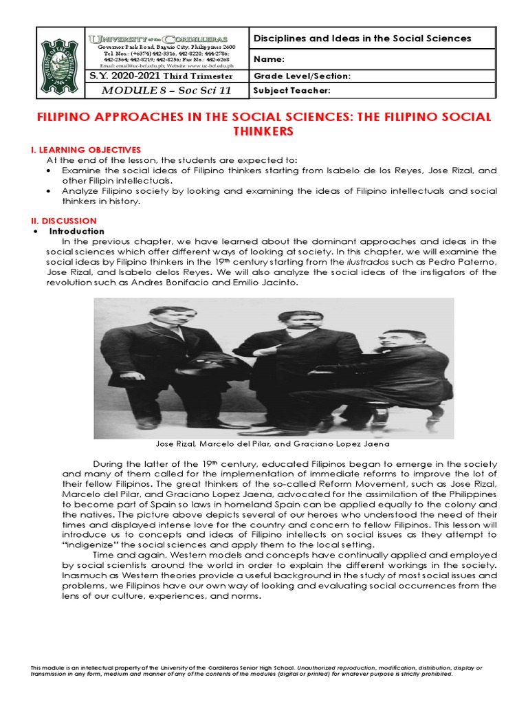 Module 8 - Diss | PDF | Philippines | Science