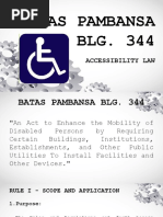 BP 344 Toilet Accessibility Standards | PDF | Public Toilet | Door