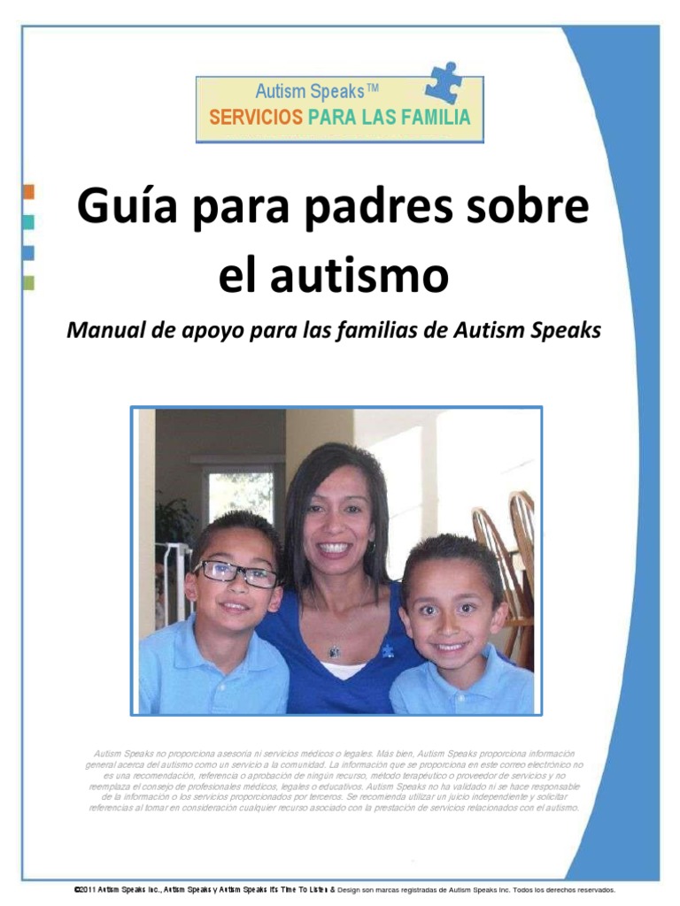 Parents Spanish Autism | Descargar gratis PDF | Espectro autista ...
