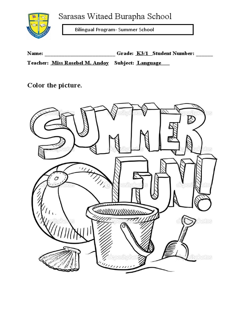 WORKSHEET On Vacation w4 | PDF | Language Arts & Discipline