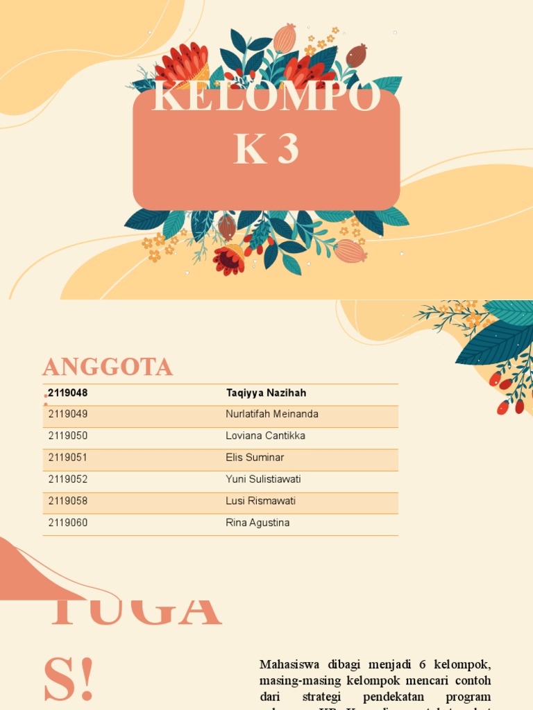 Strategi Pendekatan Program KB | PDF | Karier & Perkembangan ...