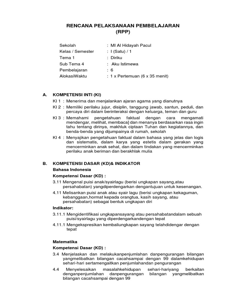 Tugas Tutorial 2 - RPP Terpadu | PDF | Karier & Perkembangan | Seni & Disiplin Bahasa