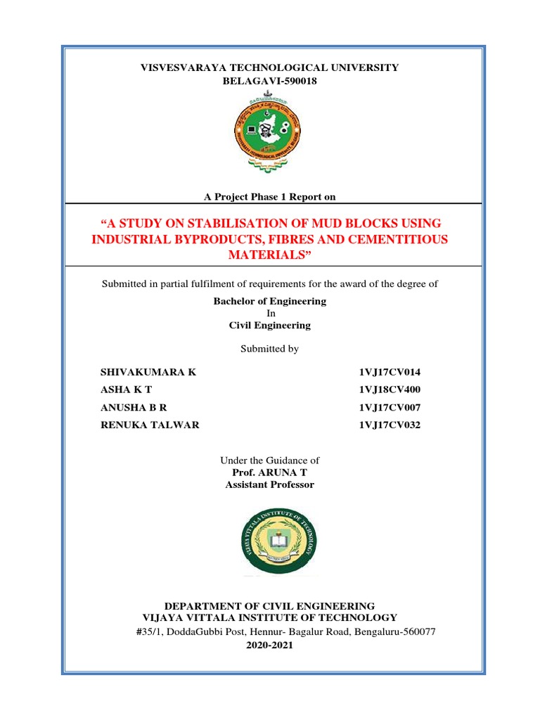 Stabilized Mud Block | PDF | Fly Ash | Mortar (Masonry)