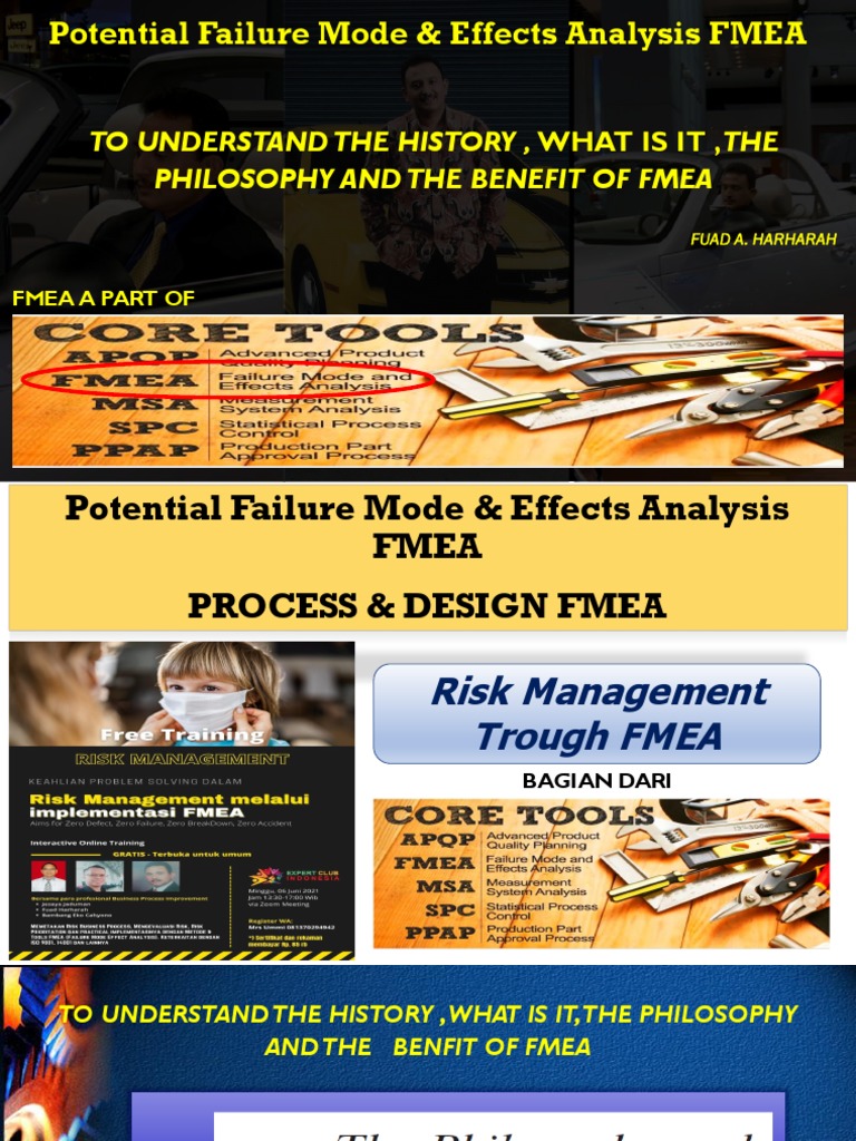 1 - Potential Failure Mode & Effects Analysis FMEA fuadHR | PDF ...