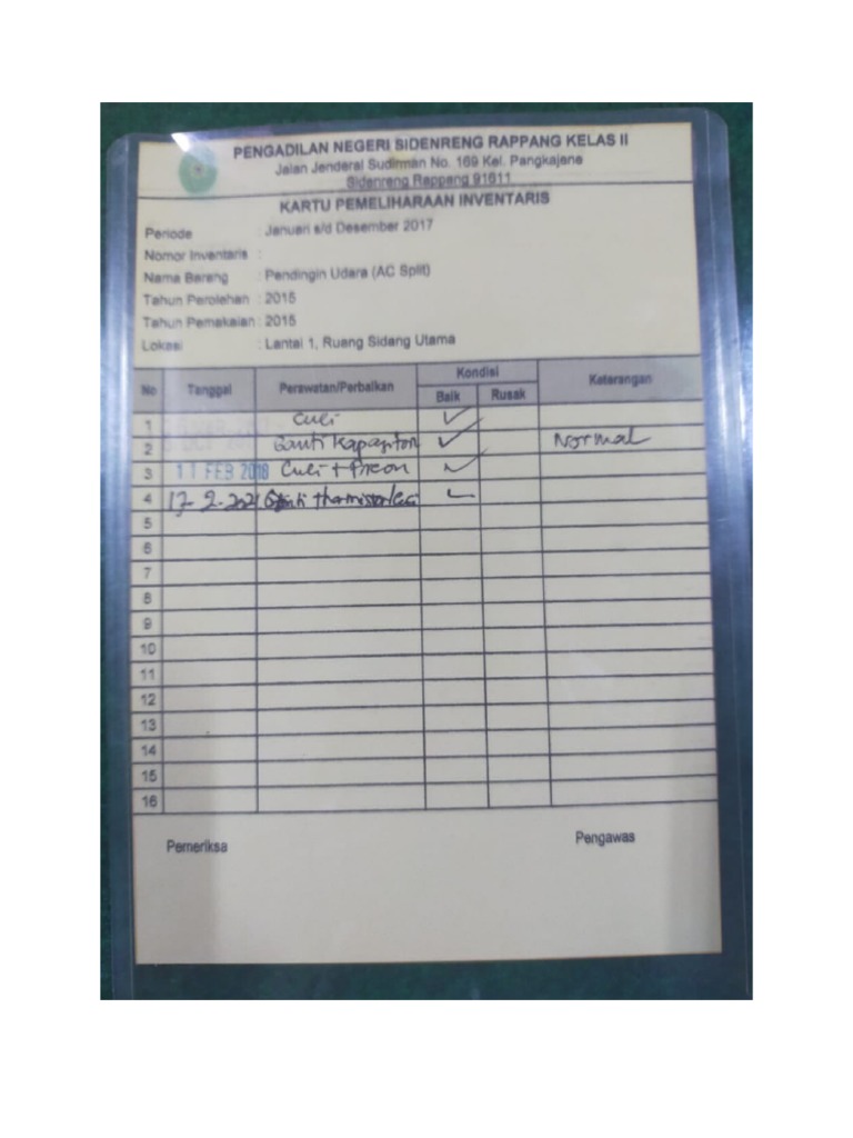 Kartu Kontrol AC | PDF