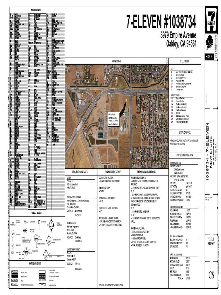 7 11 Complete Plan Set | PDF | Stormwater | Surface Runoff