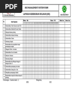 Checklist Kebersihan Harian | PDF