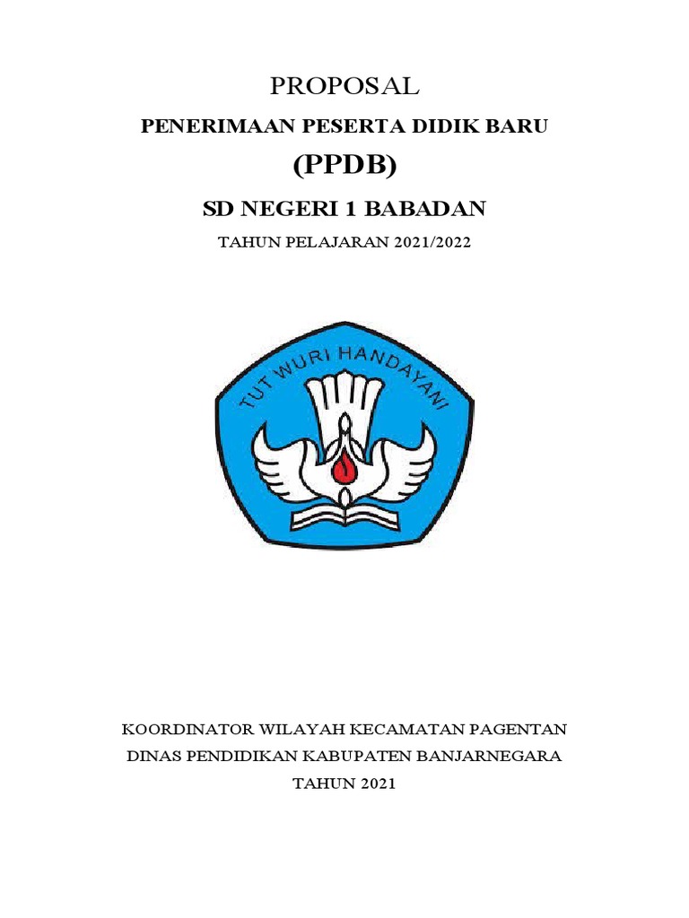 Proposal PPDB 2021-2022 SDN 1 Babadan | PDF