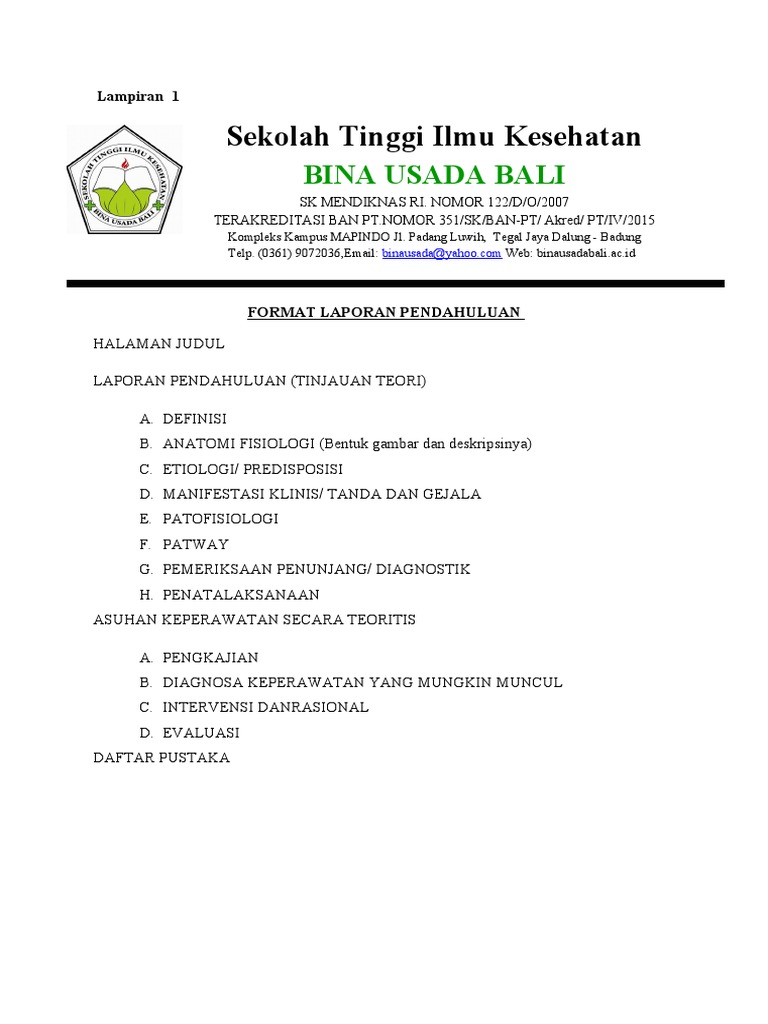 Format Askep KMB KDP | PDF | Pengembangan Diri