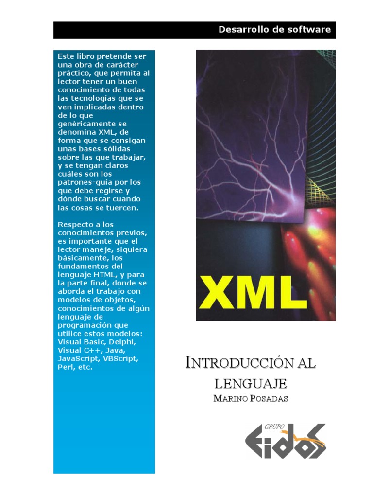 XML Introduccion Al Lenguaje - Grupo Eidos | PDF | Xml | HTML