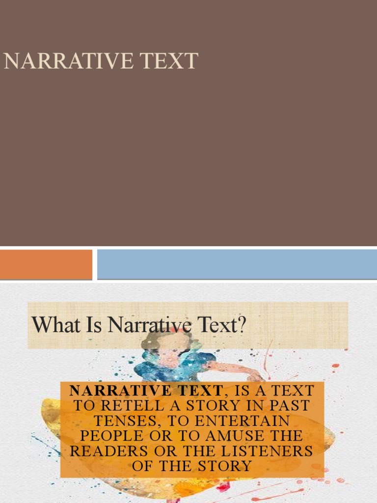 English - Narrative Text | PDF | Narration | Narrative