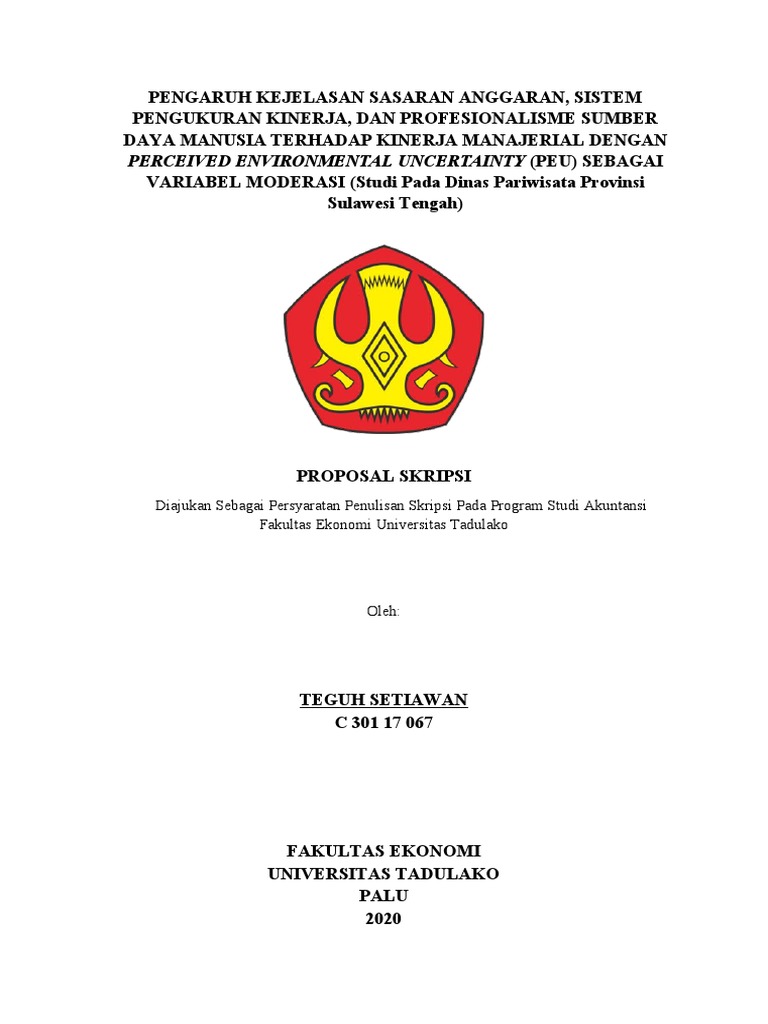 Cover Proposal Skripsi | PDF | Seni | Komputer