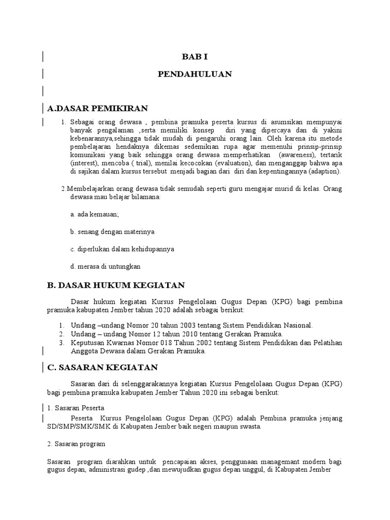 Laporan KPG 2020 | PDF