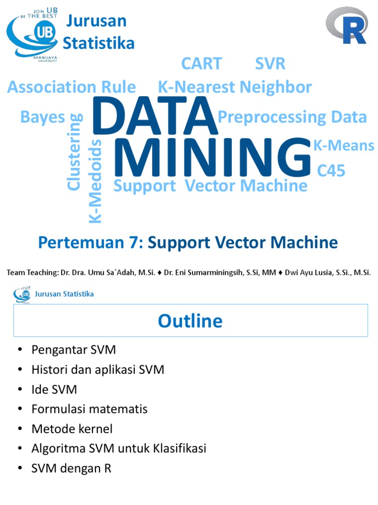 Data Mining P9-SVM | Download Free PDF | Support Vector Machine ...
