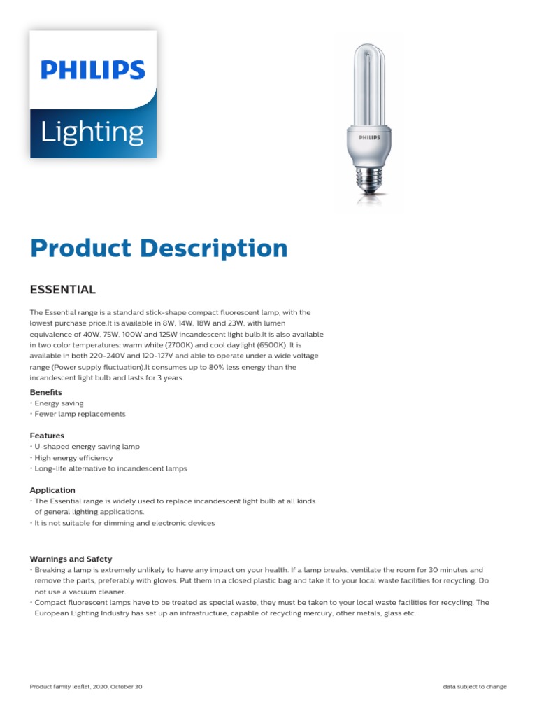 Essential 8W CDL E27 220-240V 1CT 12 | PDF | Incandescent Light Bulb ...