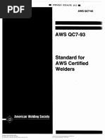 Aws C3.7-C3.7M-2005 | PDF | Specification (Technical Standard) | Business