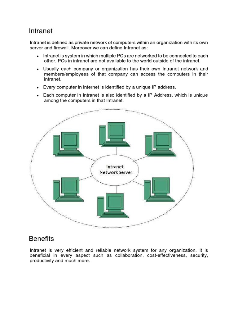 Intranet | PDF | Internet | Computer Network