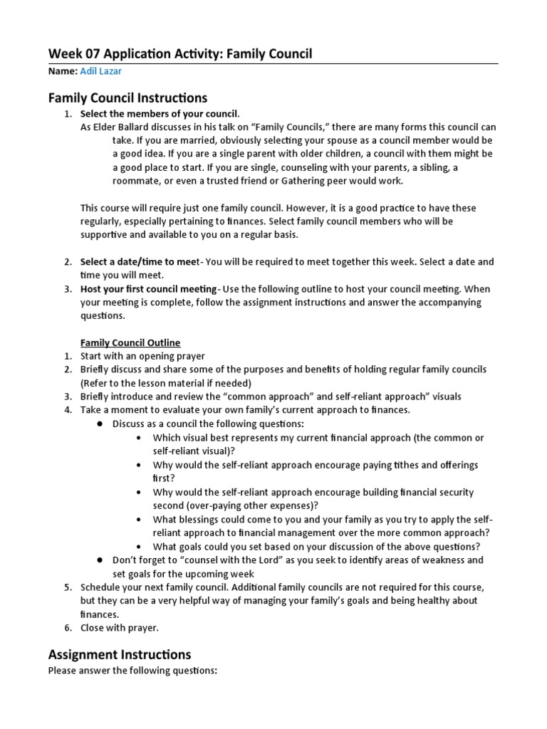 Adil Lazar Pc101 Document w07ApplicationActivity | PDF | Cognition | Behavior Modification