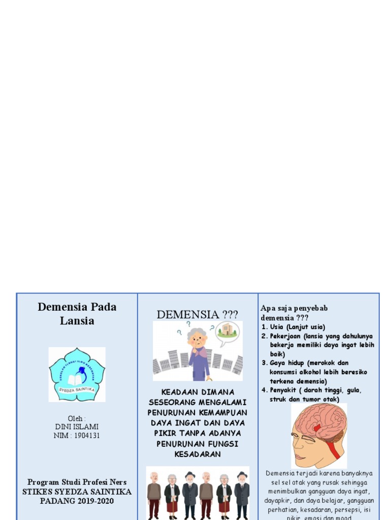 Leaflet Demensia | PDF
