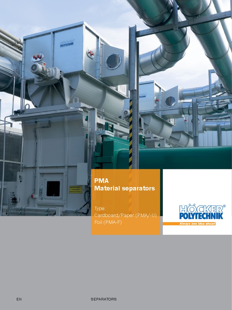 PMA Material Separators: Type: Cardboard/Paper (PMA/-U) Foil (PMA-F ...