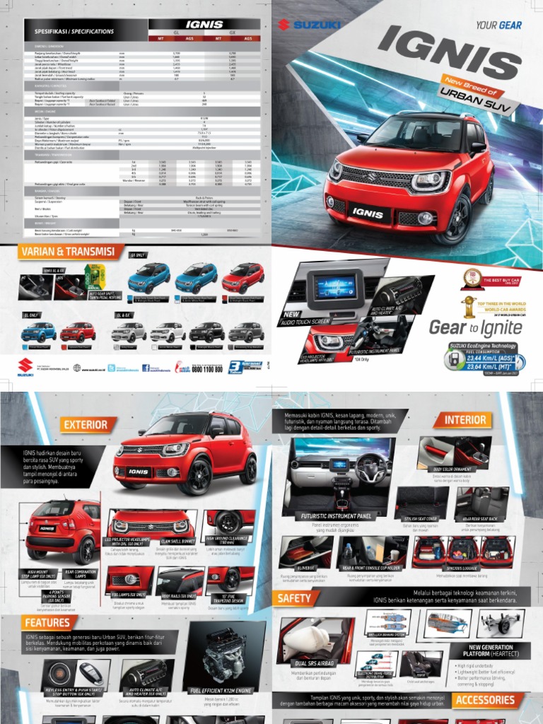 Suzuki Ignis Brochure | PDF