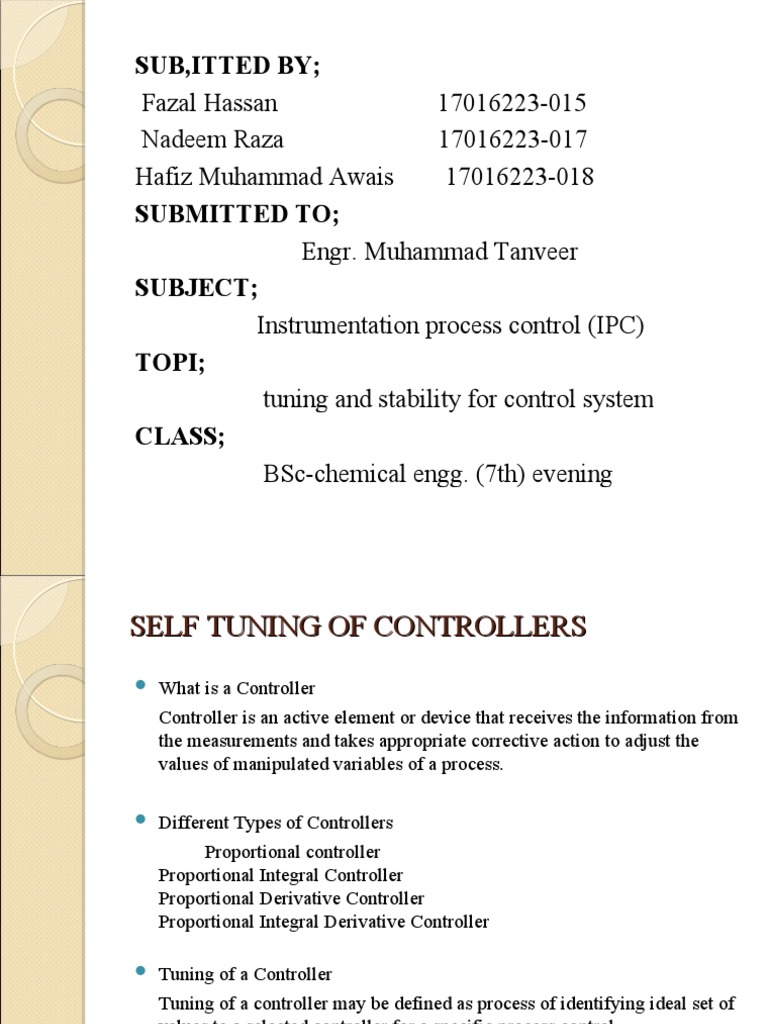 Ipc PPT 7th | PDF | Control Theory | Systems Theory