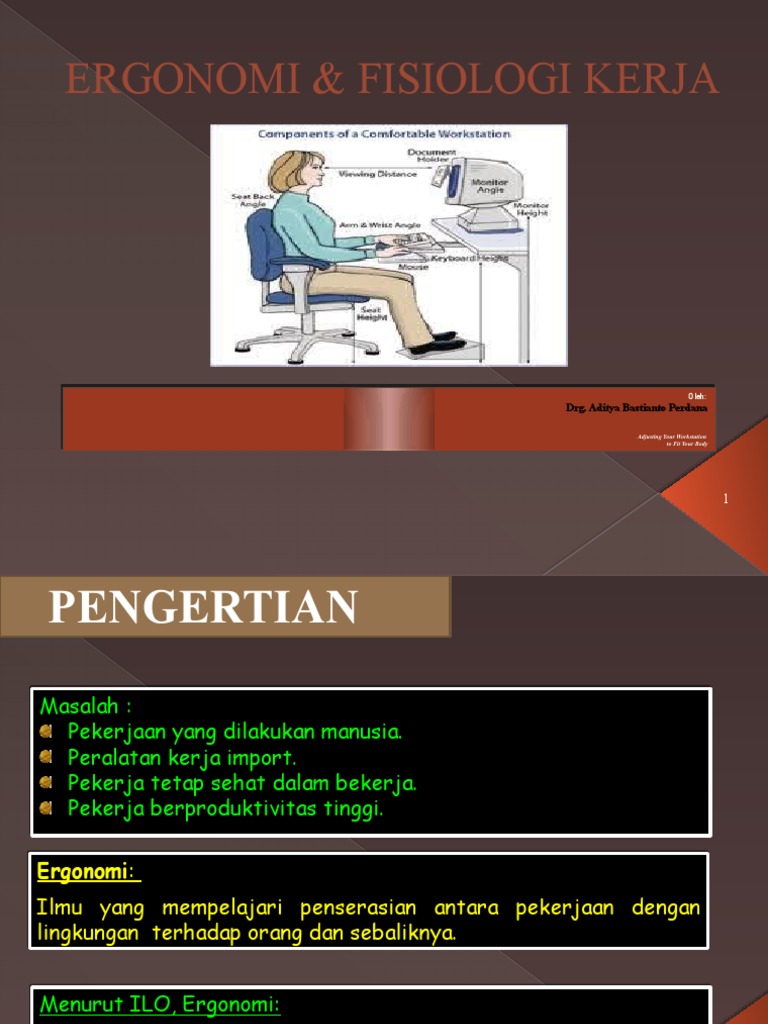 ERGONOMI & FISIOLOGI KERJA New | PDF