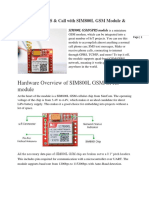 ESP32 SIM800L GSM Module Tutorial - How SIM800L Module Works and Interfacing It With ESP32 | PDF ...