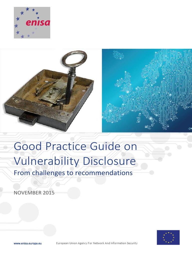 Good Practice Guide On Vulnerability Disclosure Pdf Vulnerability Computing Information
