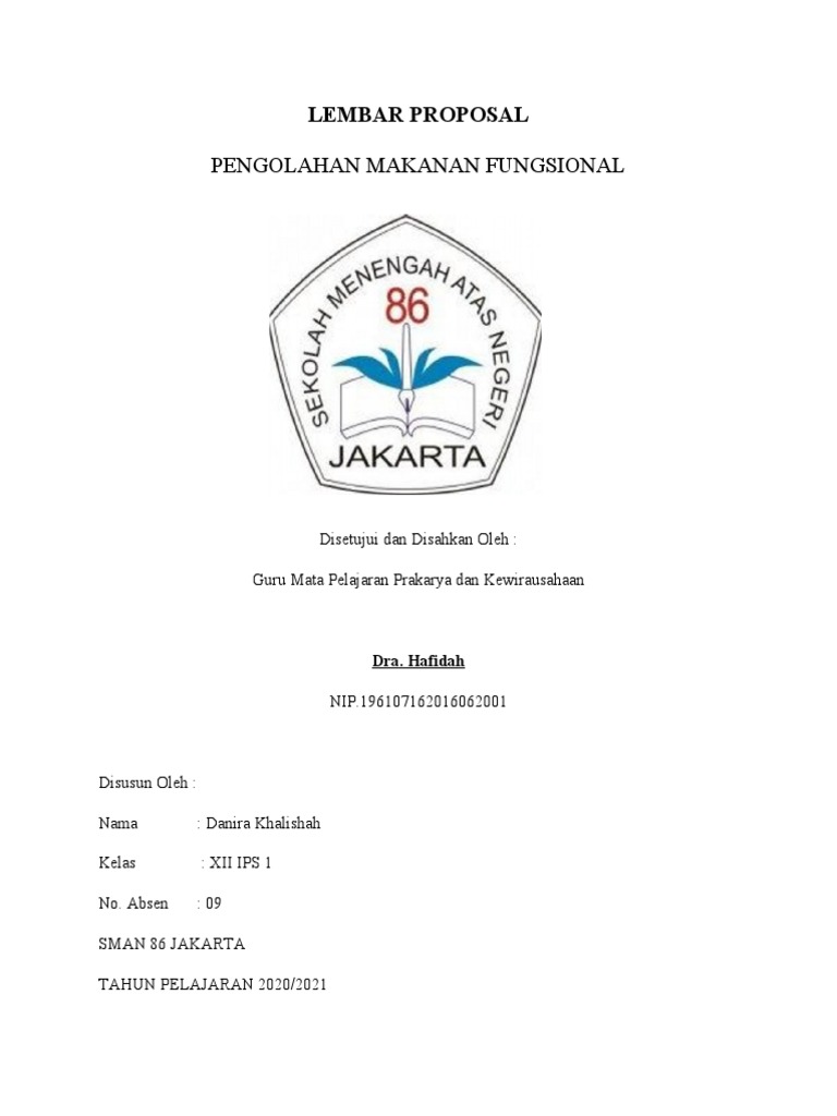 Proposal Bakso Aci | PDF