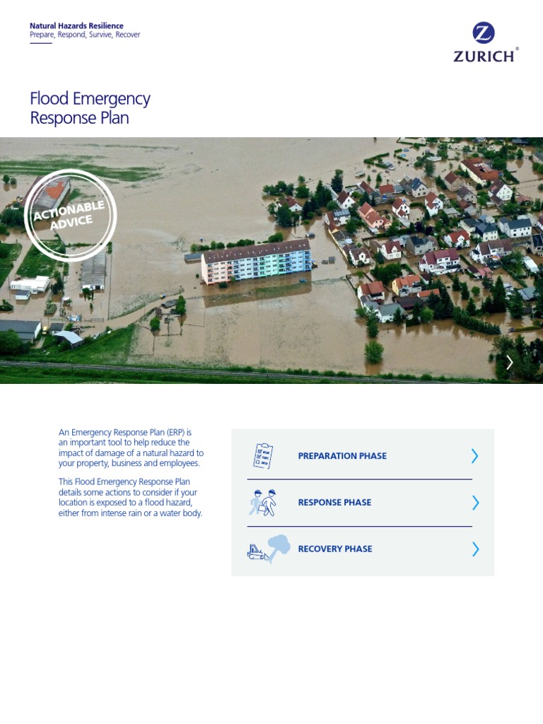 Flood Emergency Response Plan Guide | PDF | Flood | Emergency