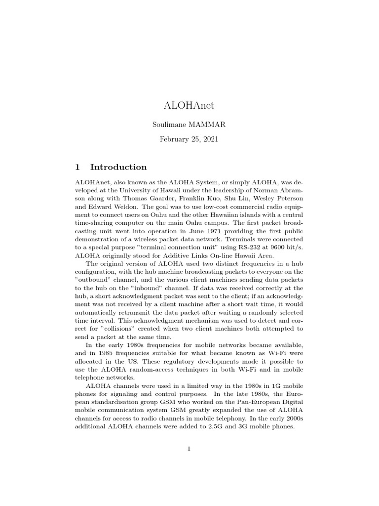 Alohanet: Soulimane Mammar February 25, 2021 | Download Free PDF ...