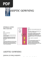 Controlled Environments Gowning Poster Guide | PDF | Glove | Shoe