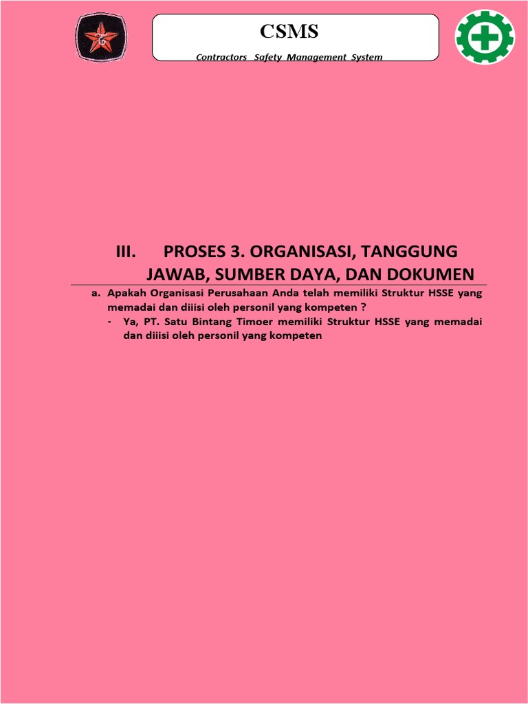 Sekat CSMS 3 | PDF | Bisnis | Komputer