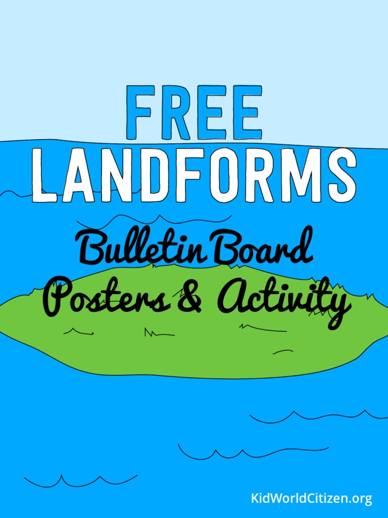 Landforms: Bulletin Board Posters & Activity | PDF