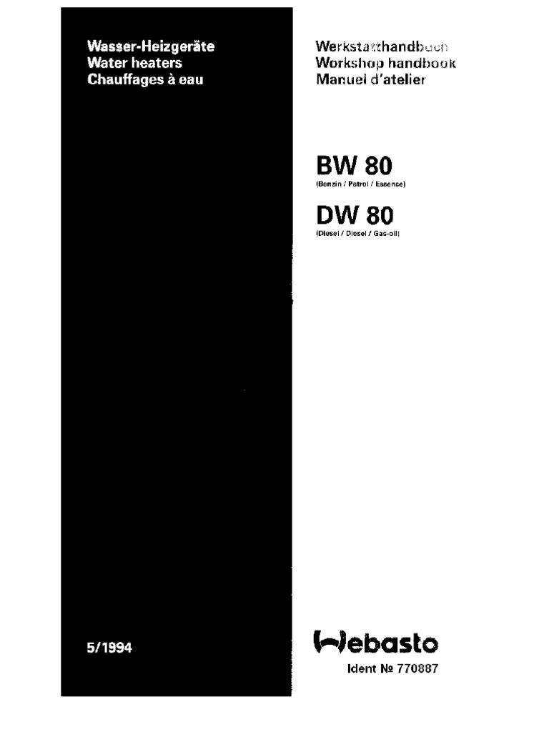 DW 80 Man | PDF