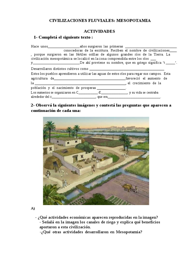 9 La Mesopotamia y La Agricultura | PDF