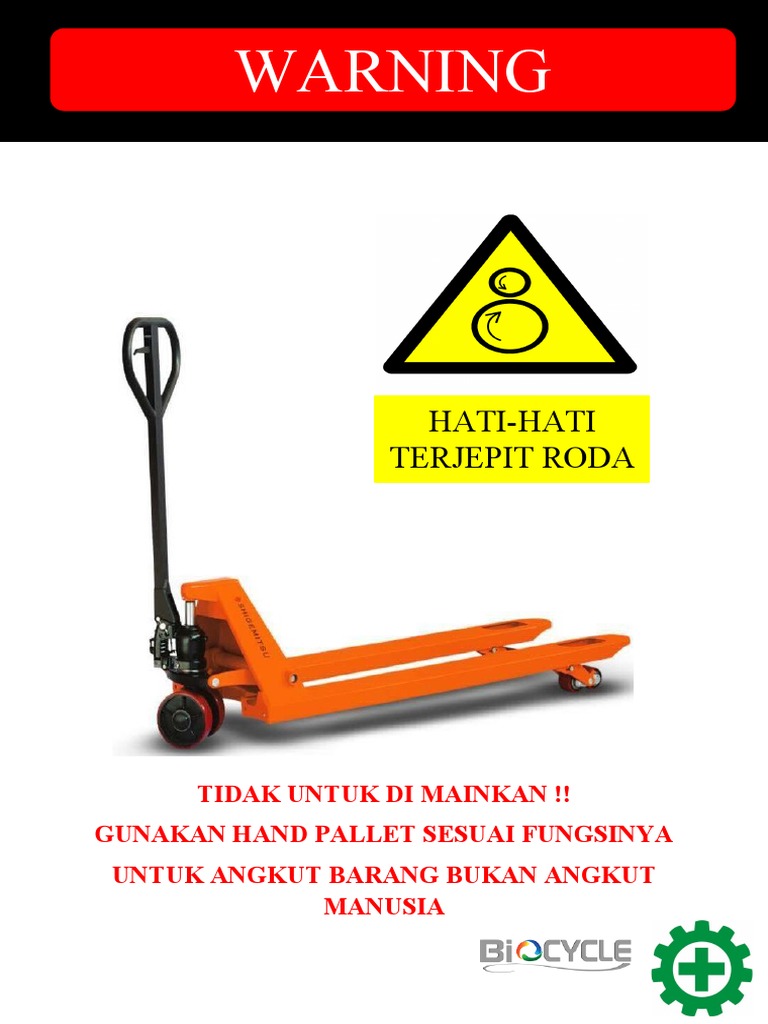 Warning Hand Pallet | PDF