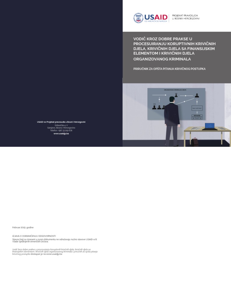 Vodic Kroz Dobre Prakse U Procesuiranju Koruptivnih Krivicnih Djela | PDF