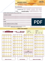 Sample: Multiple-Choice Answer Sheet | PDF | Tests | Educational ...