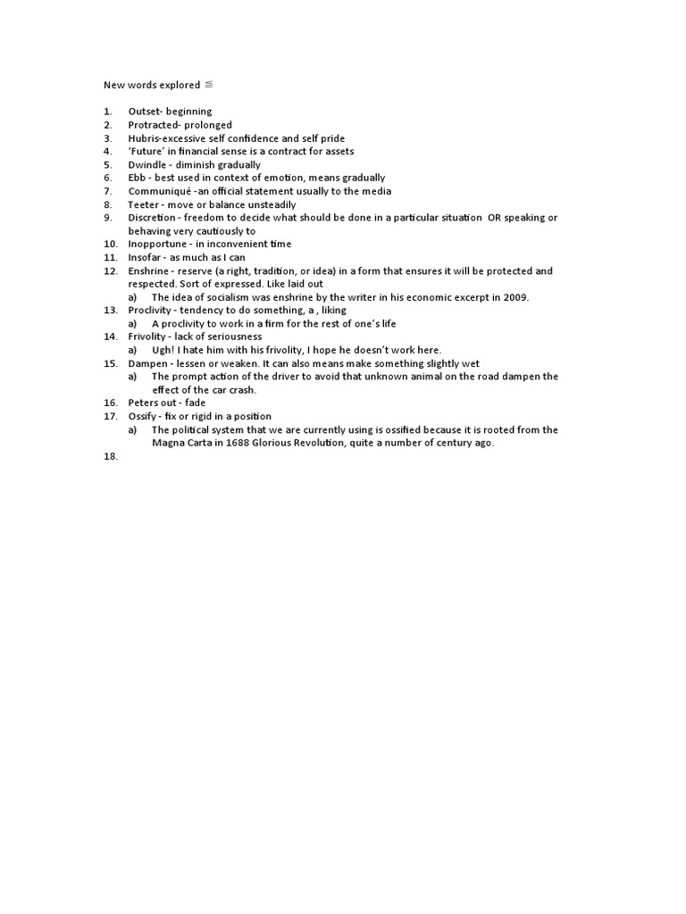 New Words Explored | PDF | Language Arts & Discipline | Foreign ...