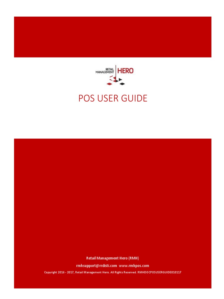 RMH POS UserGuide | PDF | Point Of Sale | Financial Transaction