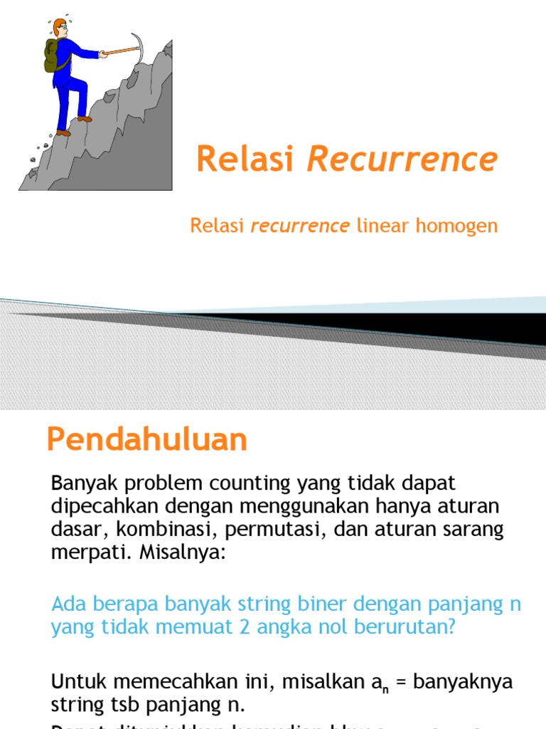 5 Relasi Rekurensi | PDF