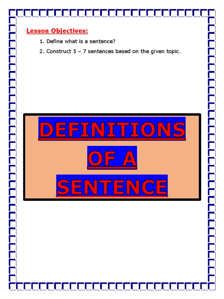 Ims Lesson 1 | PDF | Sentence (Linguistics) | Clause