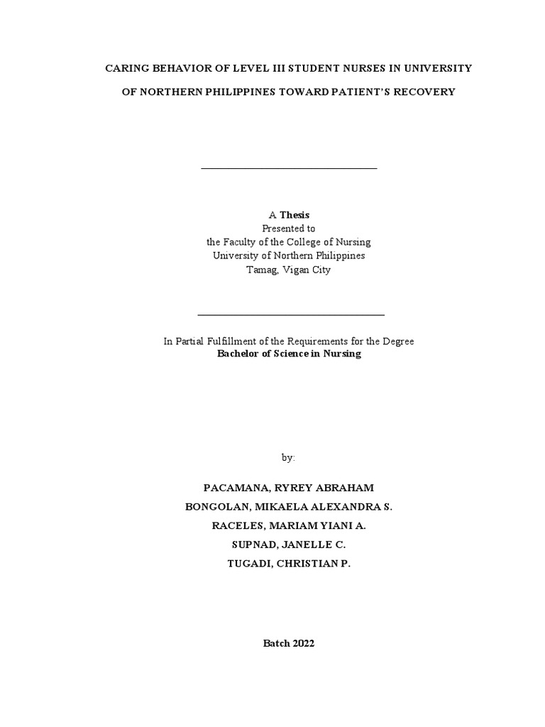 Research Manuscript Group 1 1 | PDF | Nursing | Recovery Approach