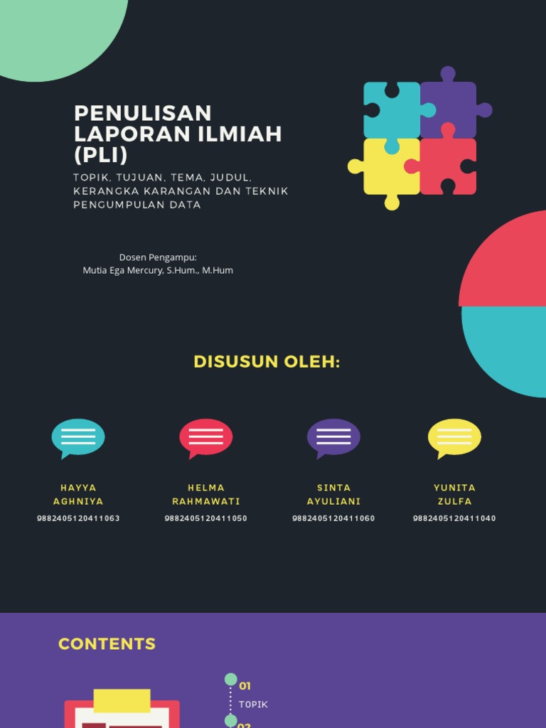 Penulisan LAporan Ilmiah (PLI) | PDF