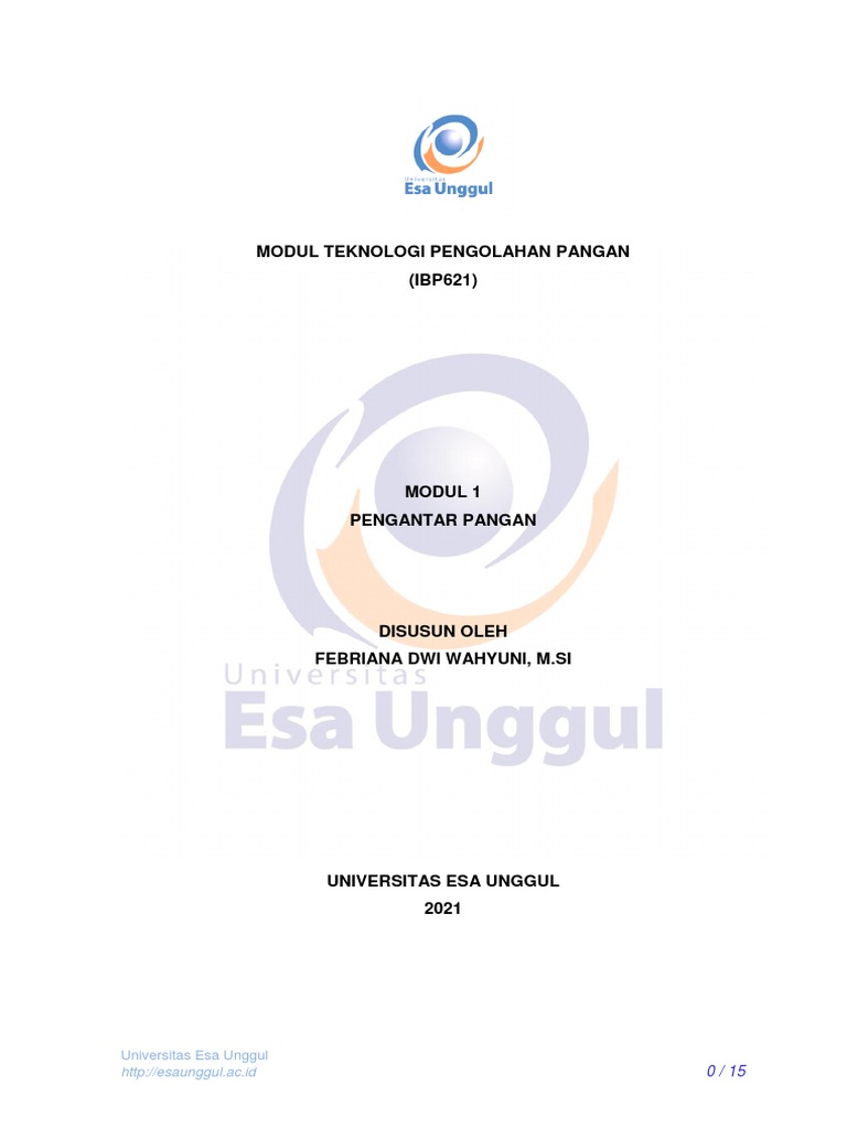 Modul TekPang Sesi 1 | PDF | Kesehatan Holistik