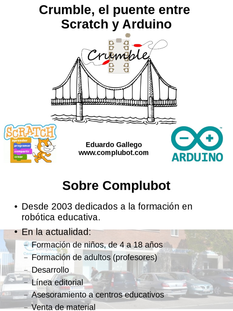 Crumble Puente Scratch Arduino | PDF | Scratch (lenguaje de programación) | Arduino